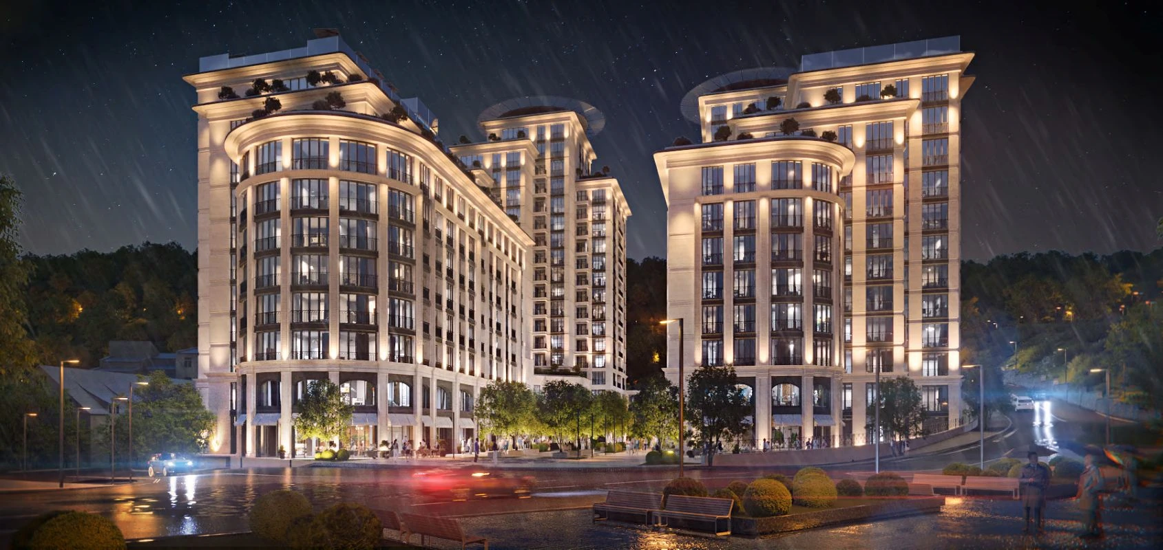 4 room apartment in a new building on Teryan Street, 178 sq.m., 12/17 ...
